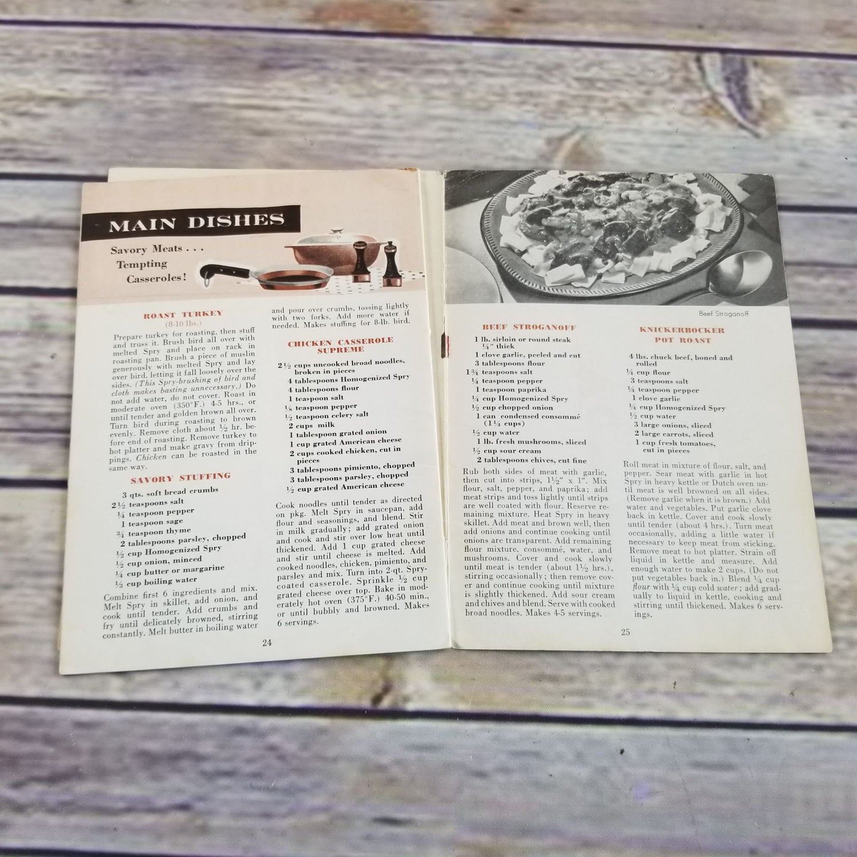 Vintage Cook Book Spry Promo 20th Anniversary Cookbook Shortening Reci ...