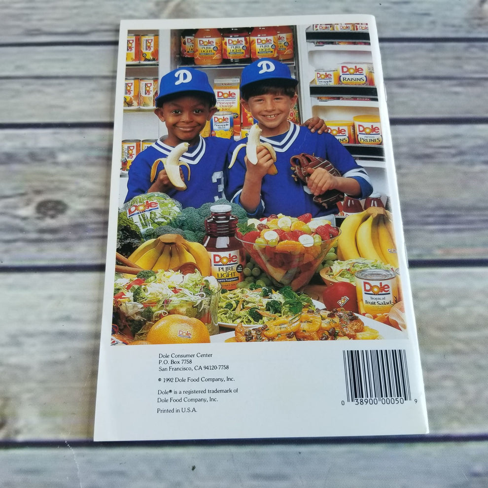 Vintage Cook Book Dole Fruit Promotional Recipes Fun with Fruits and V ...