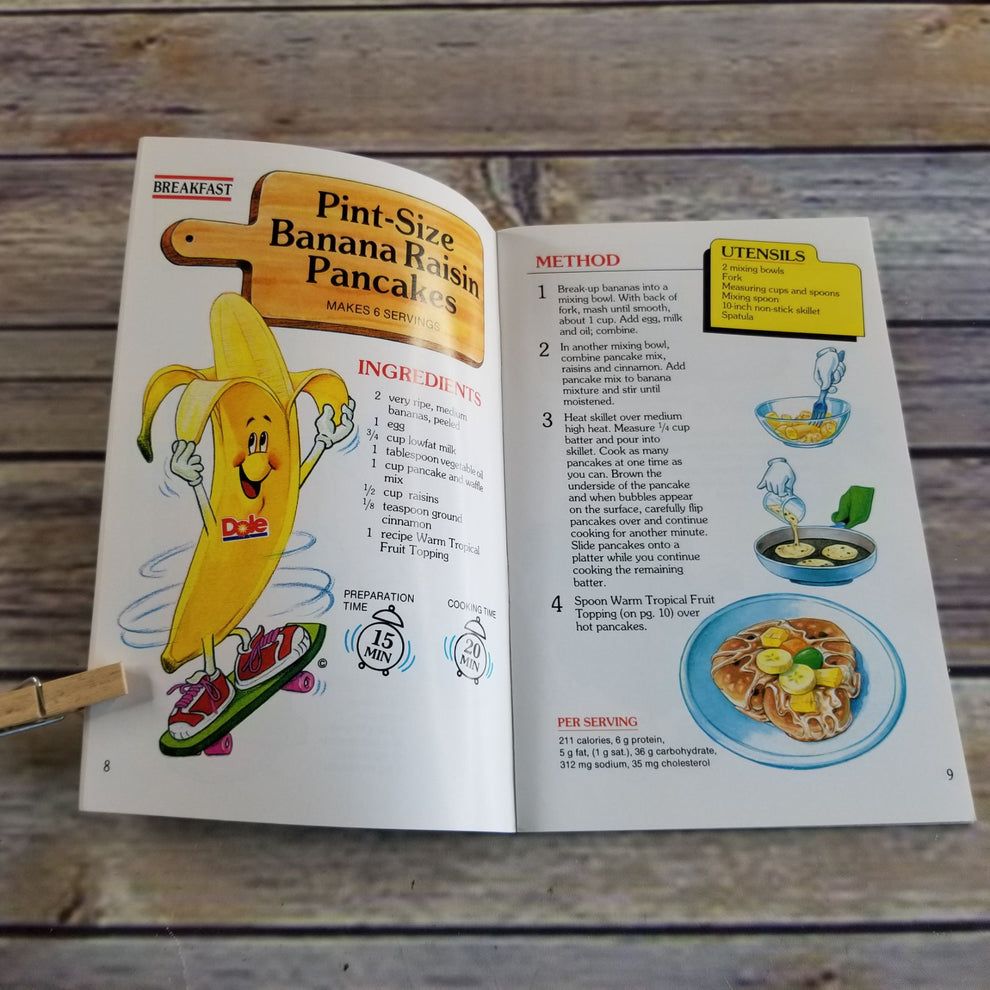 Vintage Cook Book Dole Fruit Promotional Recipes Fun with Fruits and V ...