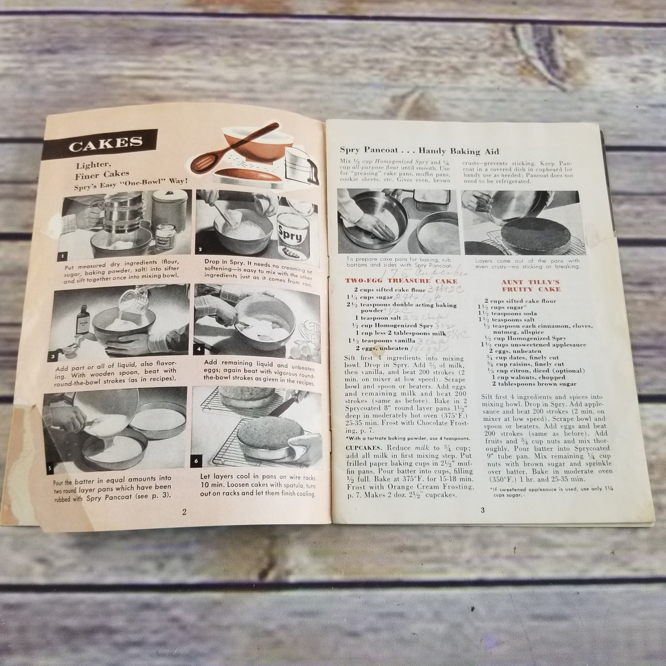 Vintage Cook Book Spry Promo 20th Anniversary Cookbook Shortening Reci ...