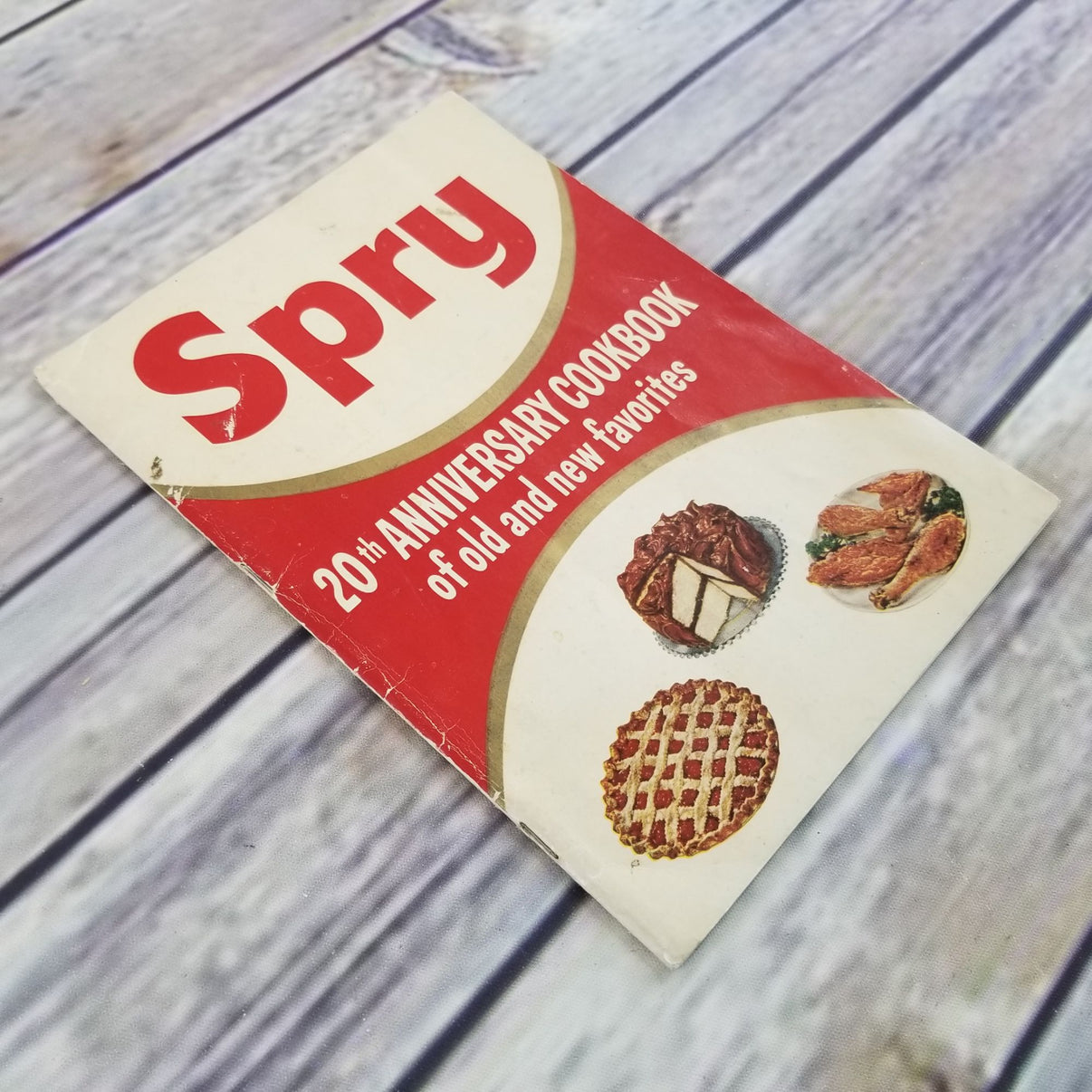 Vintage Cook Book Spry Promo 20th Anniversary Cookbook Shortening Reci ...