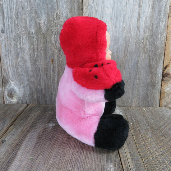 Vintage Ladybug Doll Plush Kellytoy Rubber Face Stuffed Animal Body Re ...