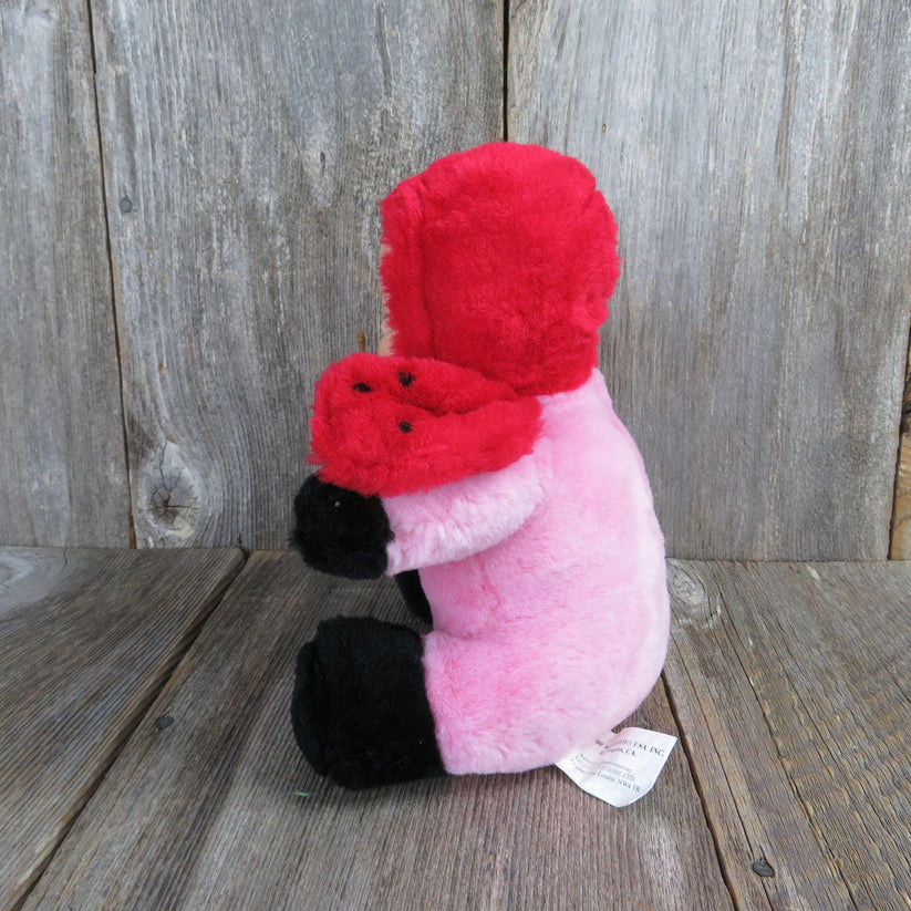 Vintage Ladybug Doll Plush Kellytoy Rubber Face Stuffed Animal Body Re ...