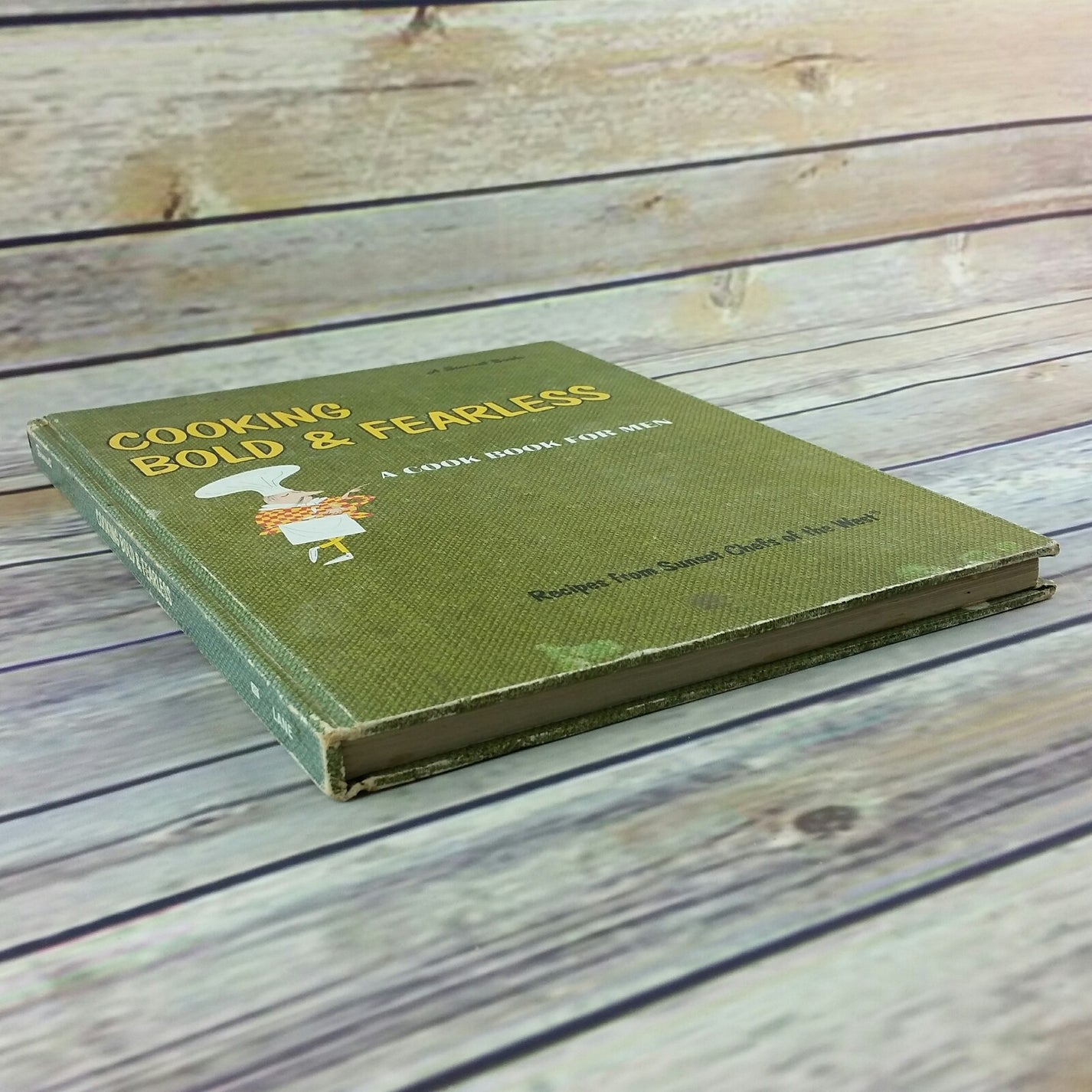 Vintage Cookbook Cooking Bold and Fearless Sunset Cook Book for Men 19 ...