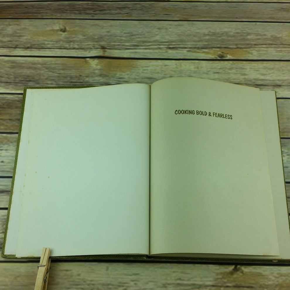 Vintage Cookbook Cooking Bold and Fearless Sunset Cook Book for Men 19 ...