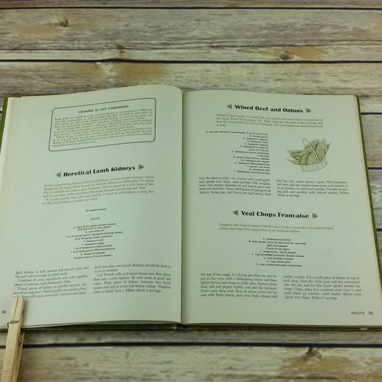 Vintage Cookbook Cooking Bold and Fearless Sunset Cook Book for Men 19 ...