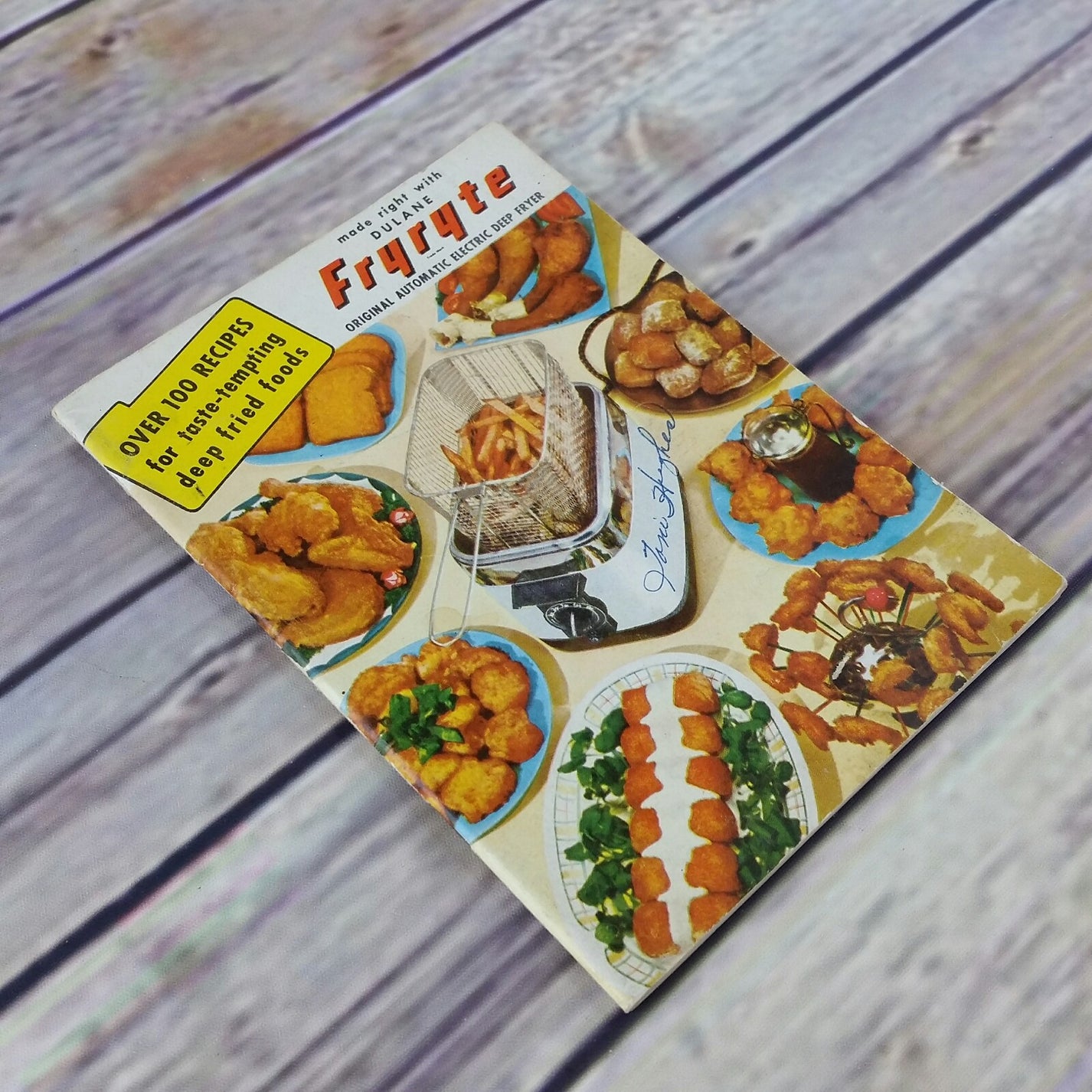 Vintage Cookbook Fryryte Deep Fryer Instructions Recipes 1950 Manual B ...