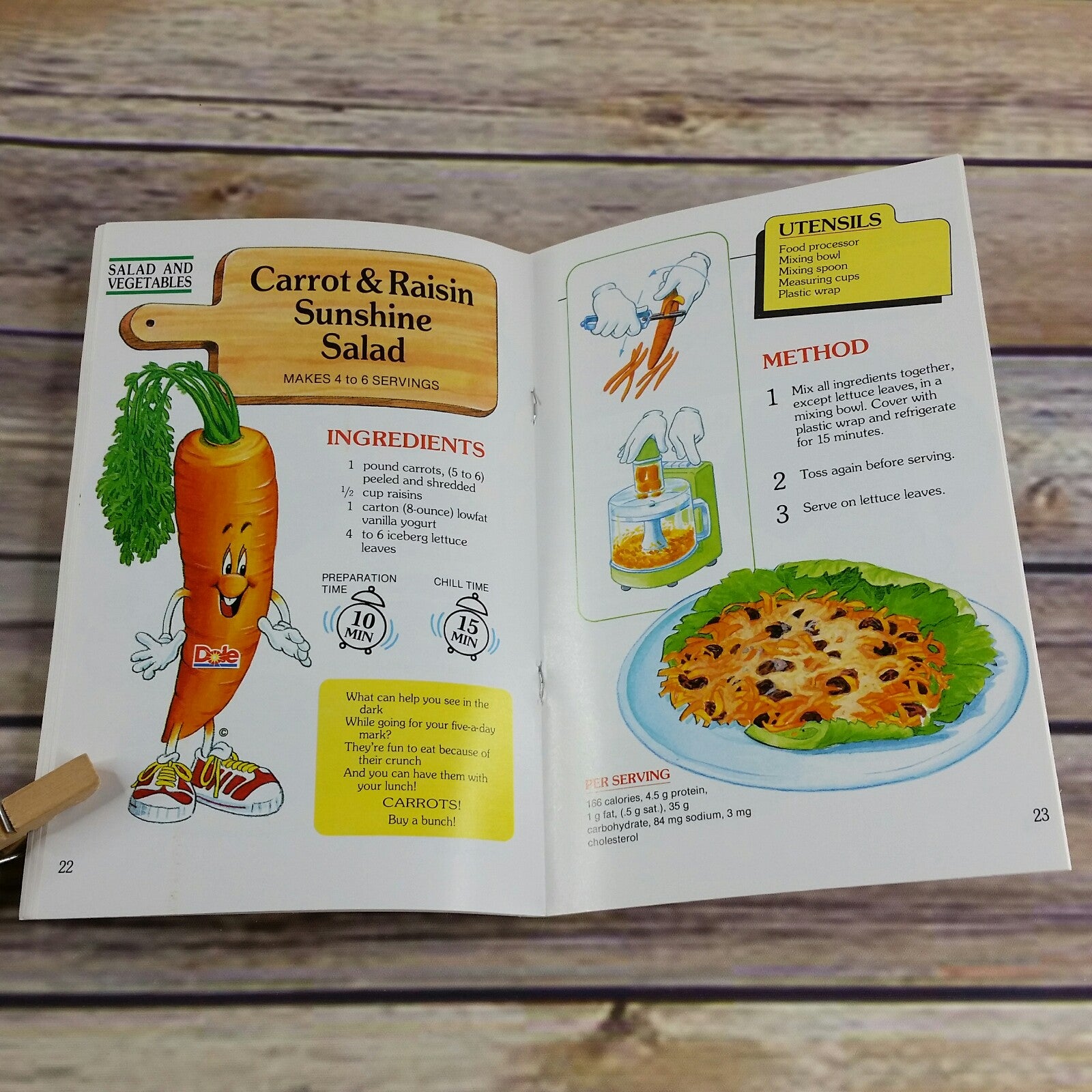 Vintage Cook Book Dole Fruit Promotional Recipes Fun with Fruits and V ...