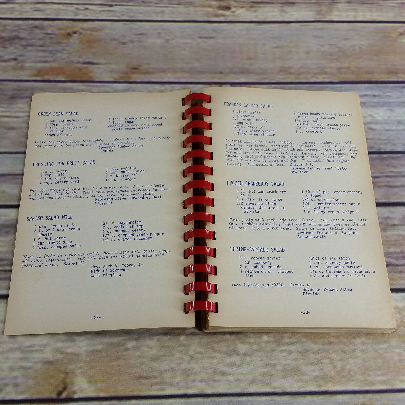 Vintage United States Bicentennial Cookbook Commemorative Historical I ...