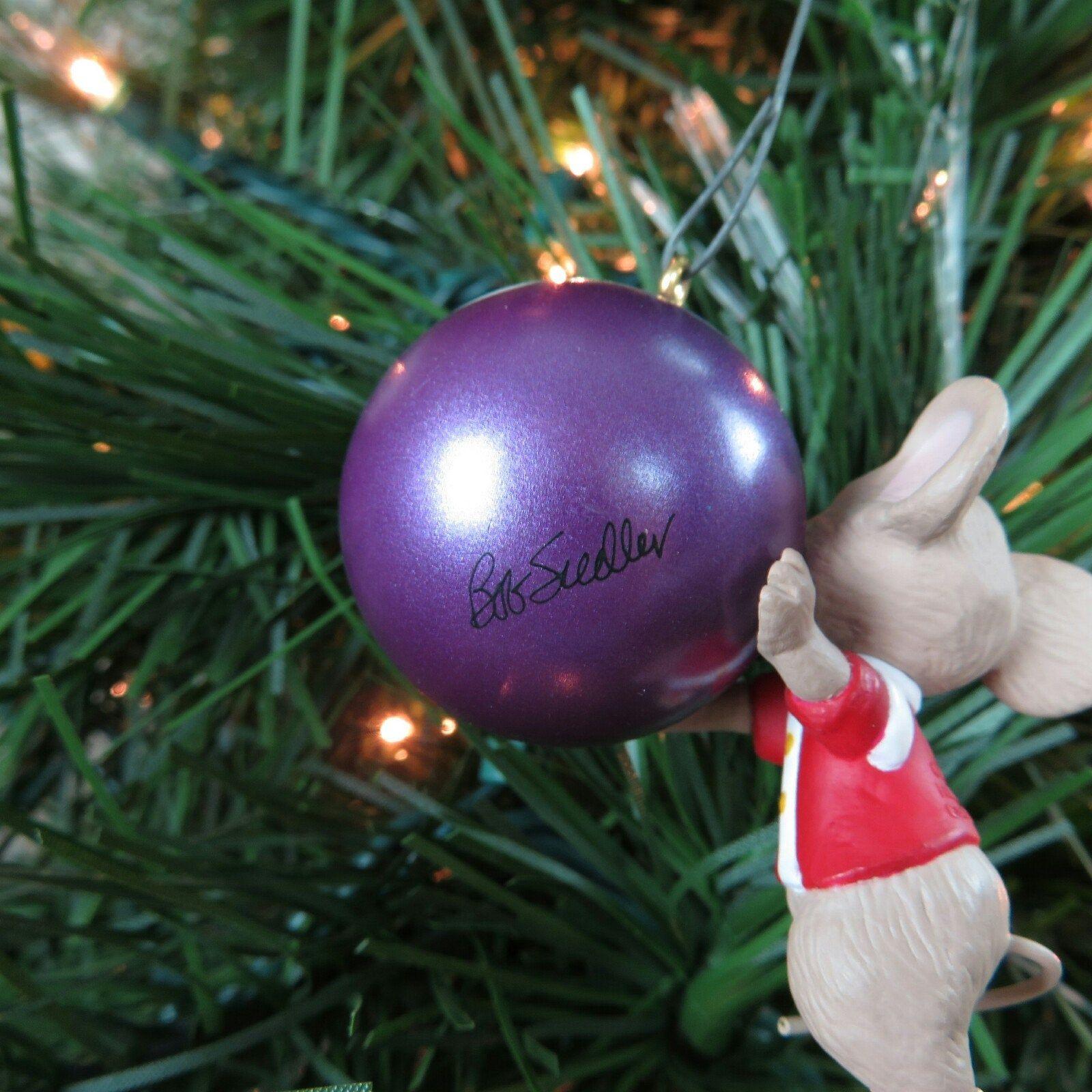 Vintage Mouse Bowling Ornament Hallmark Bowl Em Over League Christmas ...