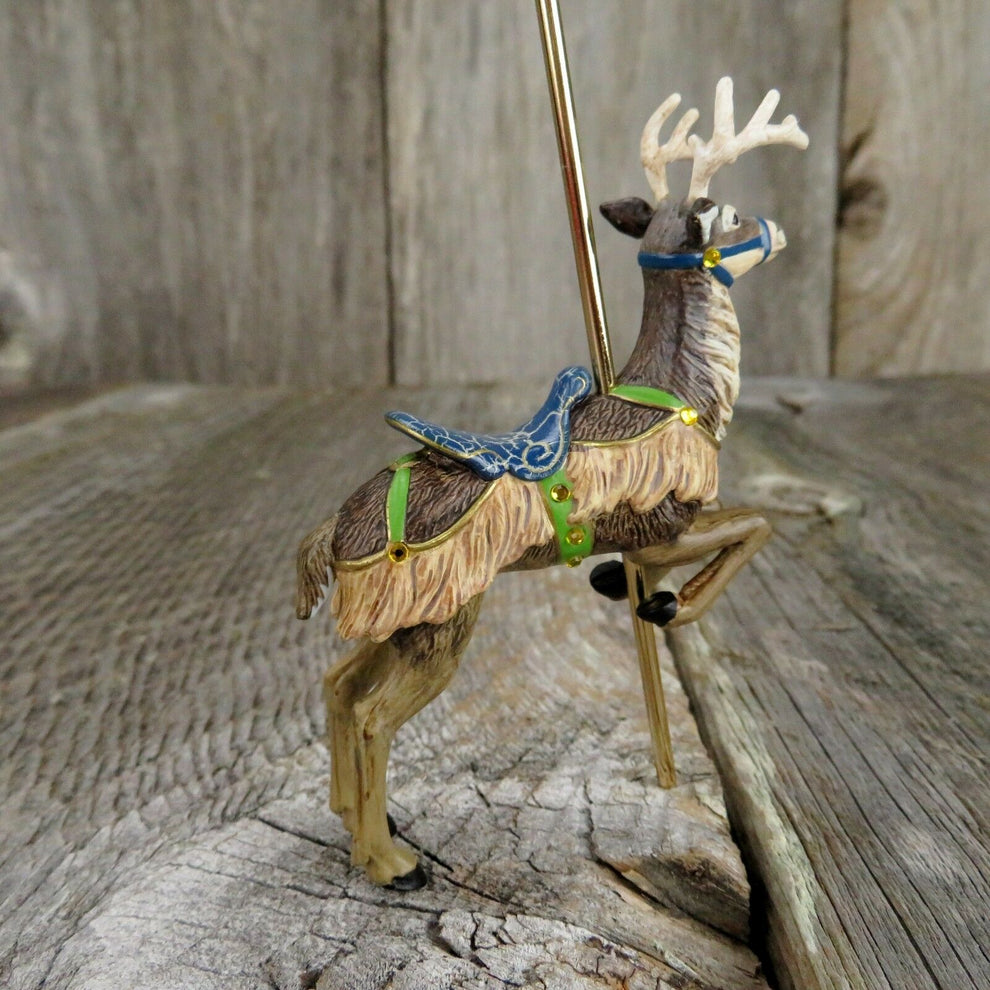 Prancing Reindeer Carousel Ride Hallmark Keepsake Christmas Tree Ornam ...