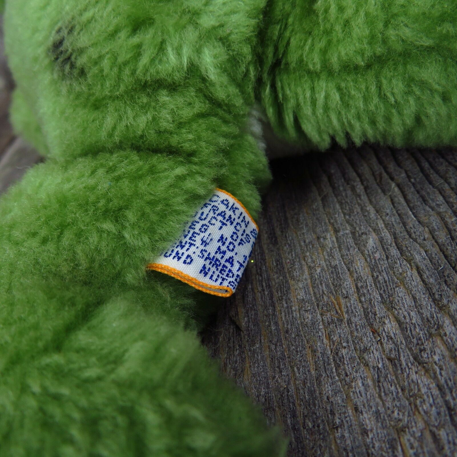 Frog Toad Plush Vintage Dakin Stuffed Animal Toy Doll Nut Filled Green ...
