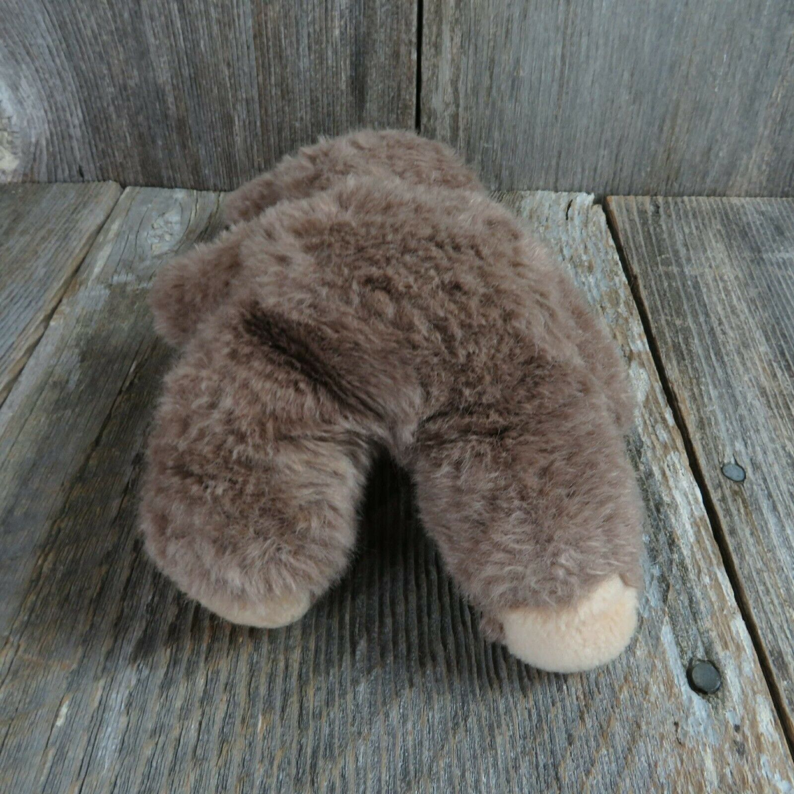 Vintage Bunny Rabbit Plush Gund Easter Stuffed Animal Brown Gray Sprin ...