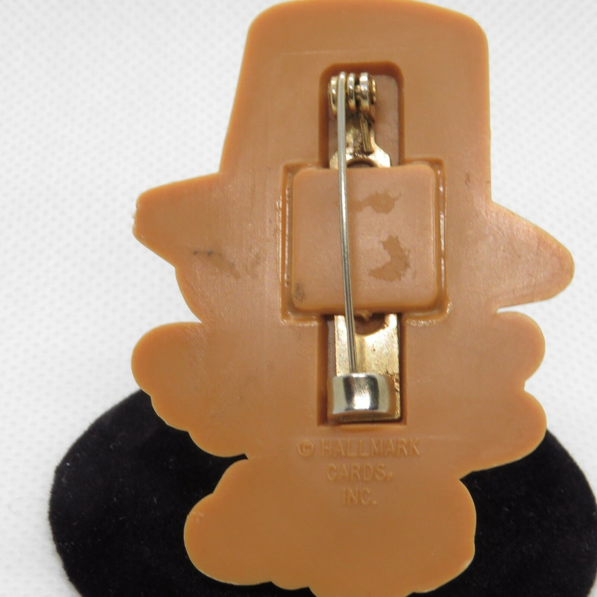 Vintage Thanksgiving Bird Pin Brooch Pilgrim Hallmark Plastic Holiday ...