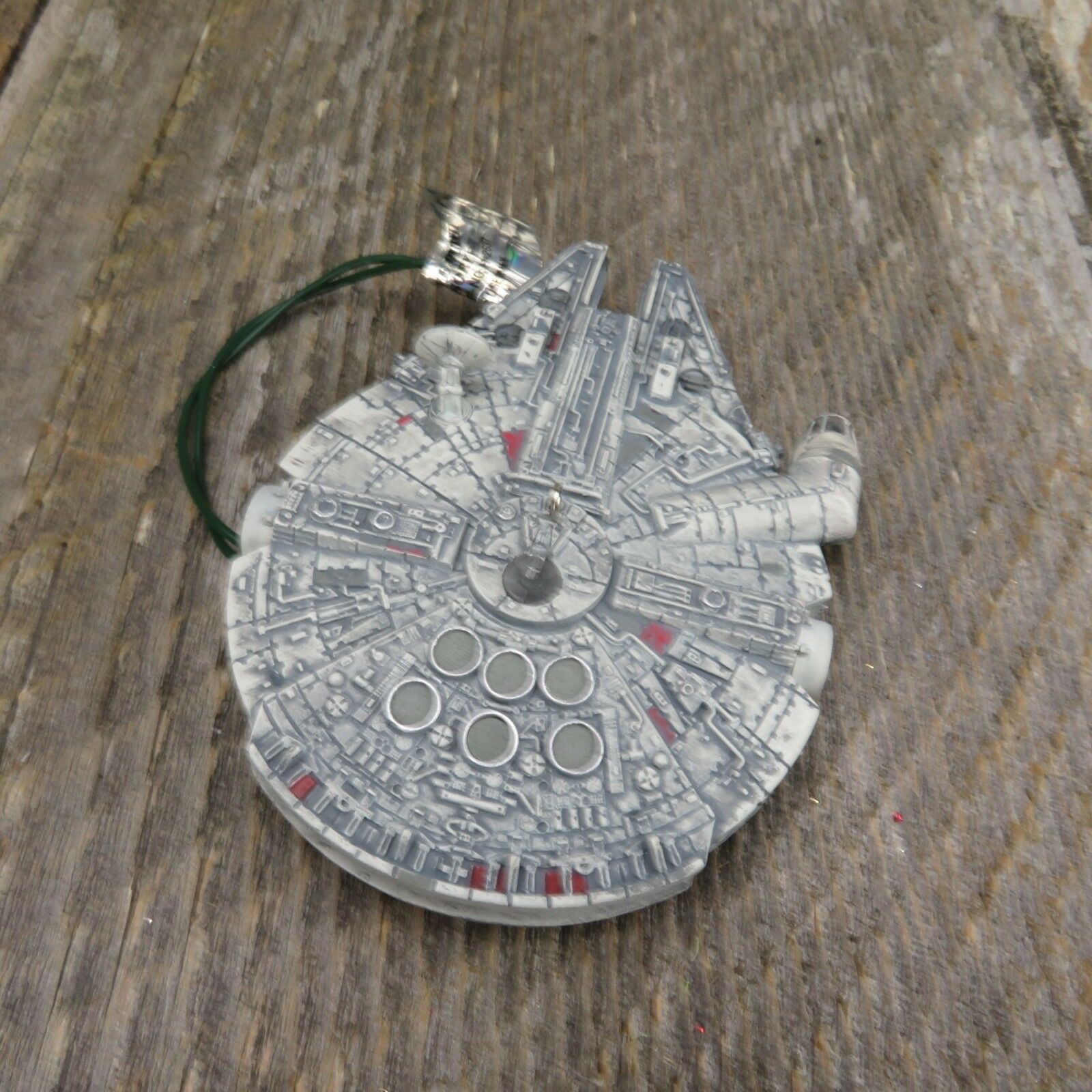 Vintage Millennium Falcon Christmas Ornament Star Wars Han Solo Hallma ...