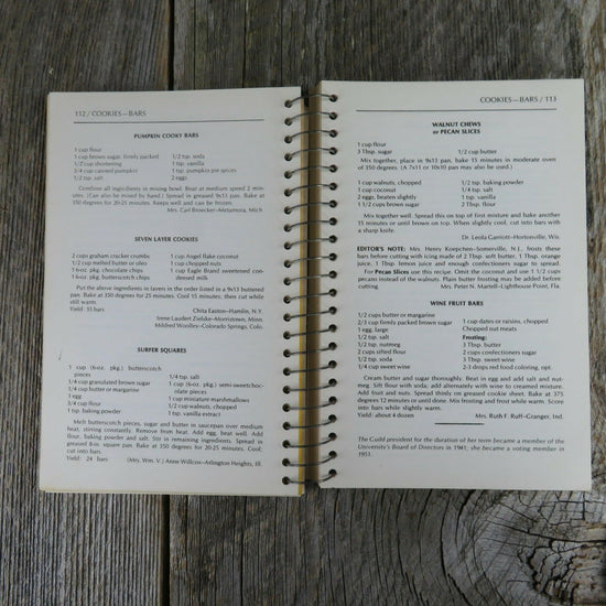 Vintage Valparaiso Indiana Cookbook The Guild Cookbook University 1974 ...