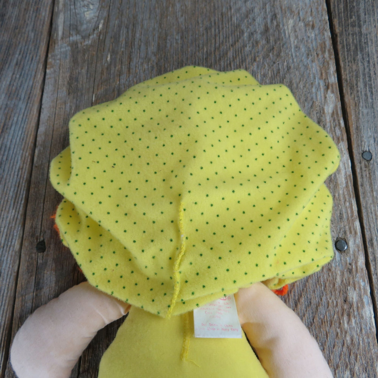 Apple Dumpling Soft Rag Doll by Kenner American Greetings Orange Yarn ...