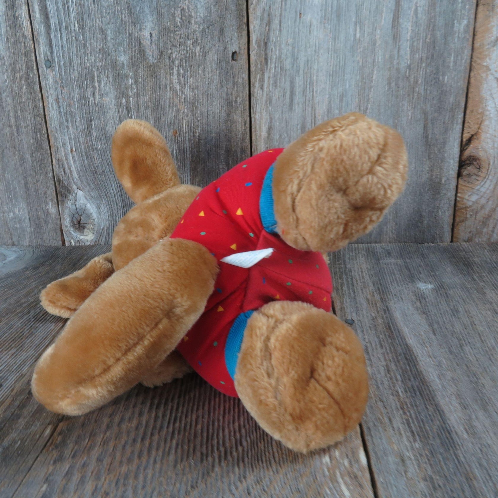 Vintage Kangaroo Plush Avon Brown Red Jumper Pajamas Stuffed Animal Ka ...