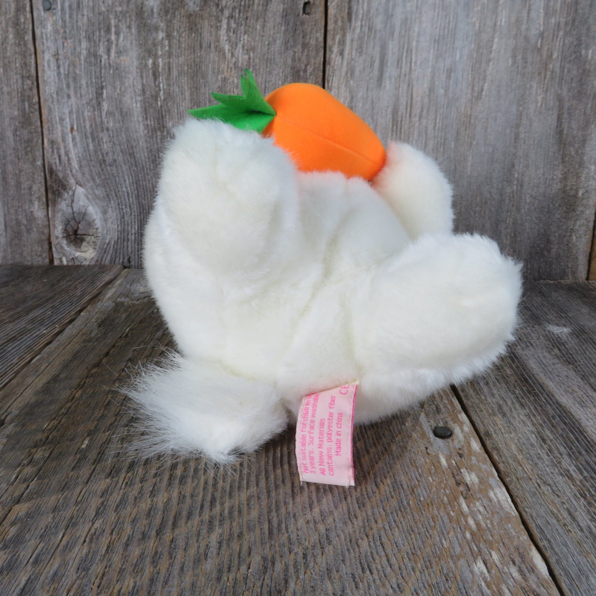 Vintage Bunny Rabbit With Carrot Plush Stuffed Animal Mouse in the Hou ...