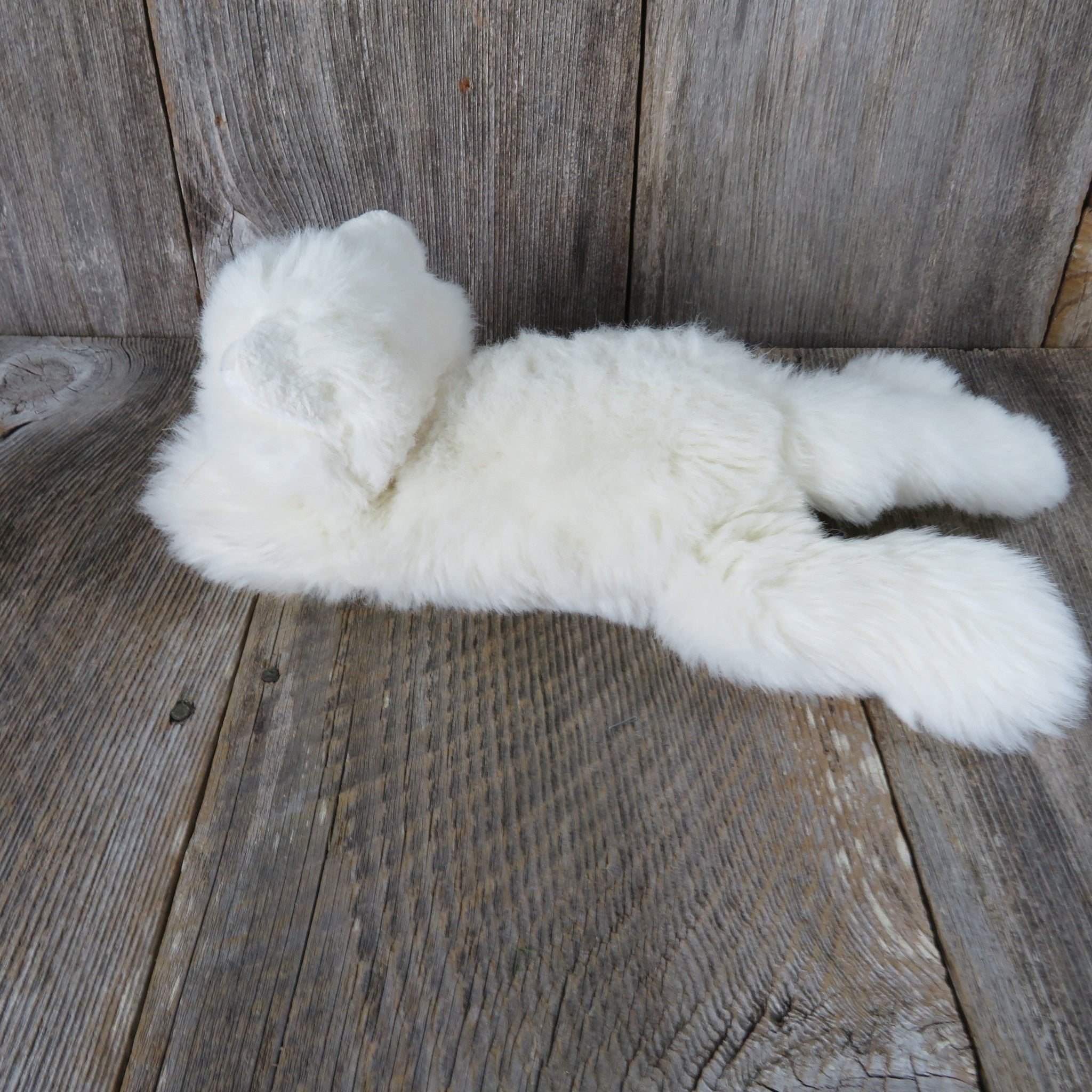 Vintage Cat Plush White Persian Kitty Stuffed Animal Moonbeam Toys 198 ...