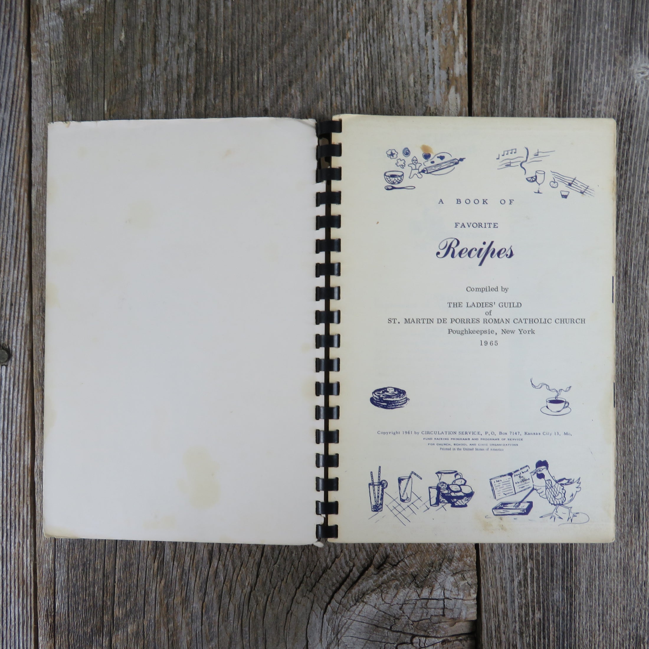 Vintage New York Catholic Cookbook Poughkeepsie St. Martin De Porres R ...