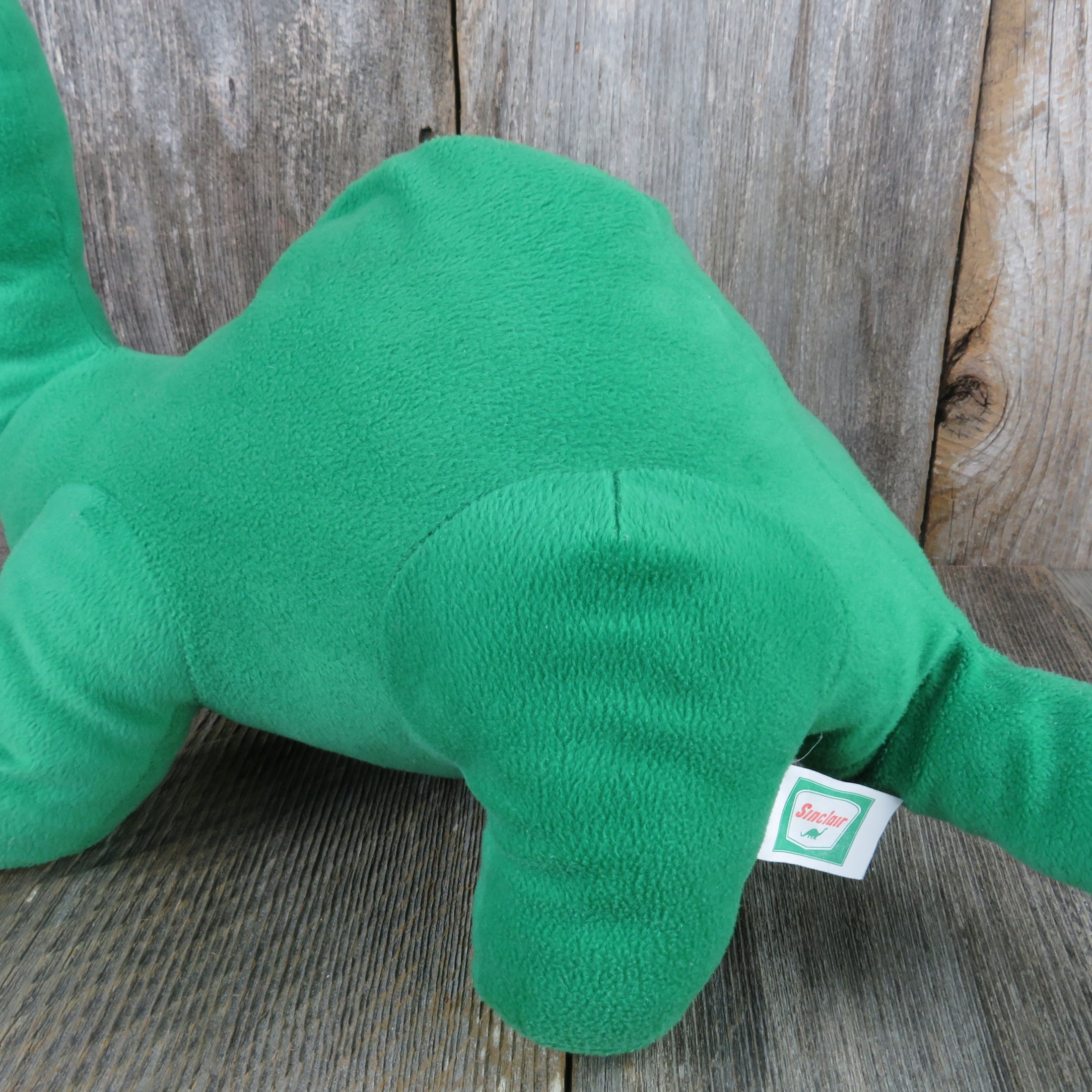 Dinosaur Plush Sinclair Oil Dino Brontosaurus Green Stuffed Animal 27 ...