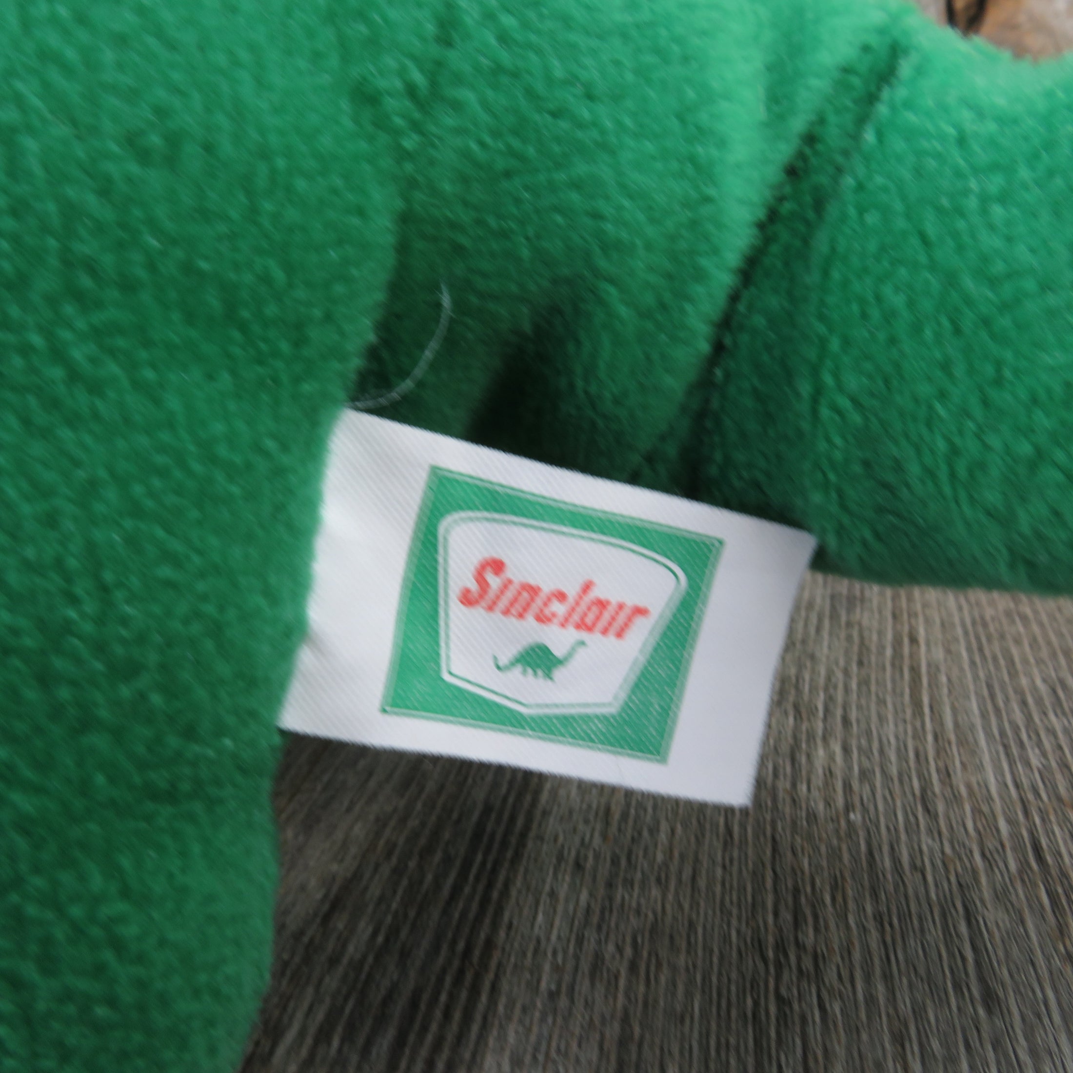Dinosaur Plush Sinclair Oil Dino Brontosaurus Green Stuffed Animal 27 ...
