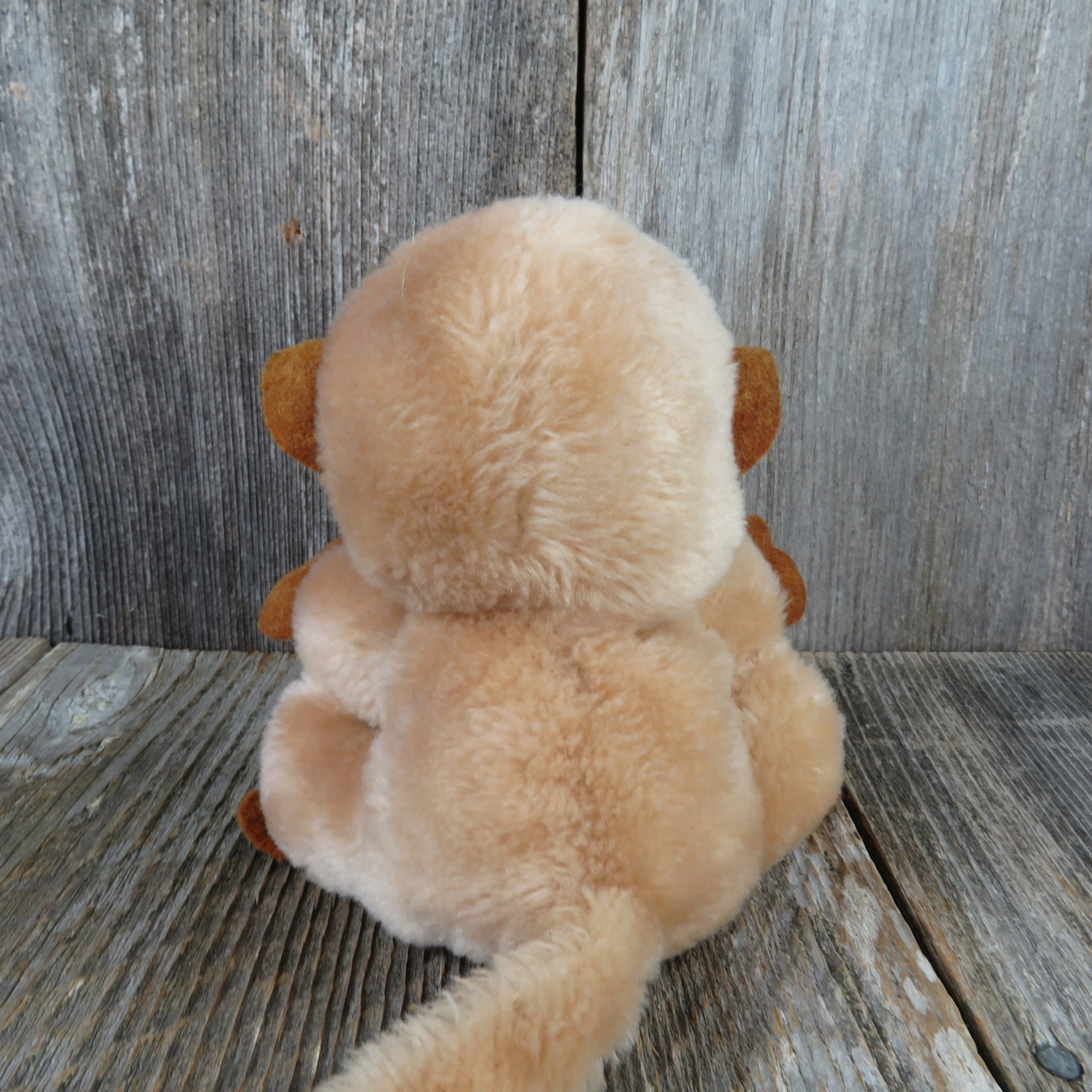 Vintage Monkey Plush Dakin Chimp Chimpanzee Gorilla Tan Brown Stuffed ...