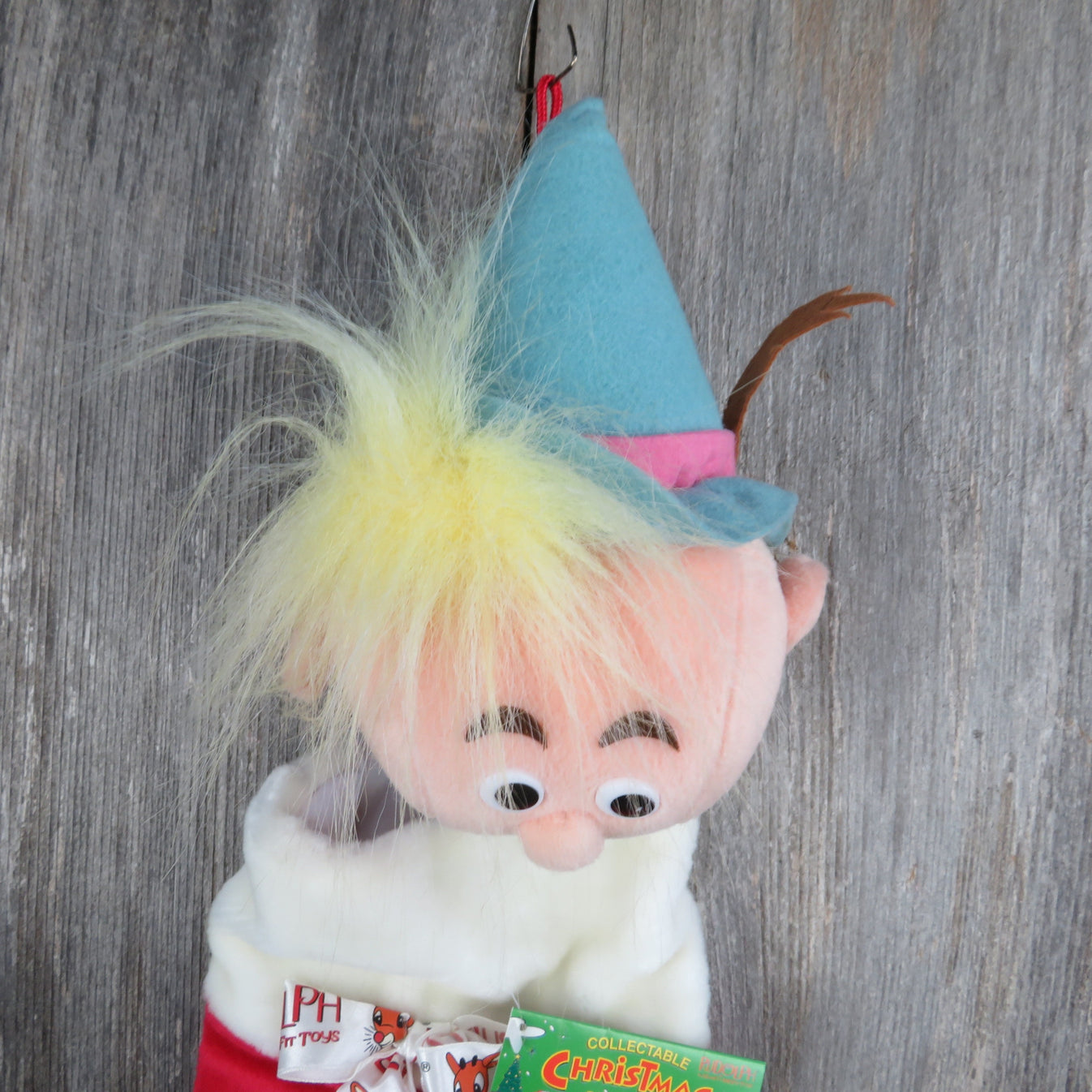 Vintage Herbie The Elf Stocking Rudolph the Red Nosed Reindeer Prestig ...