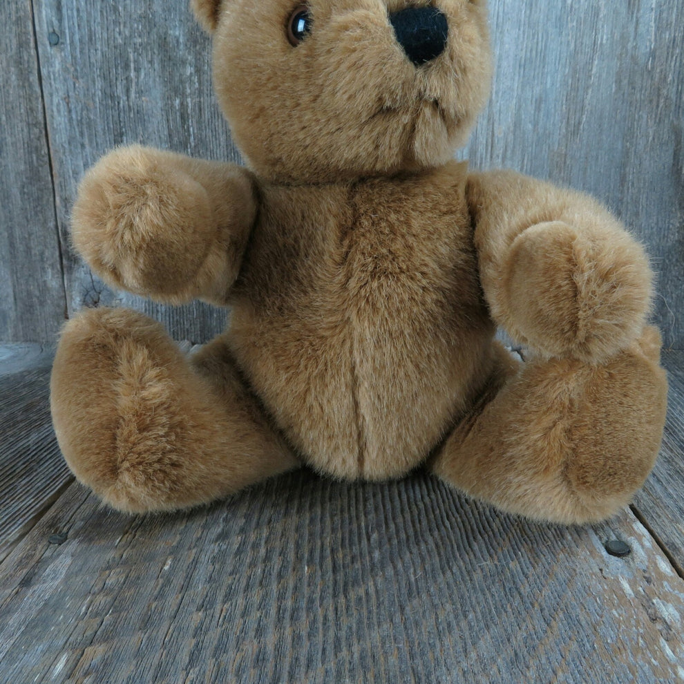 Vintage Jointed Bear Plush Brown Stuffed Animal Jointed Expressly Merv ...