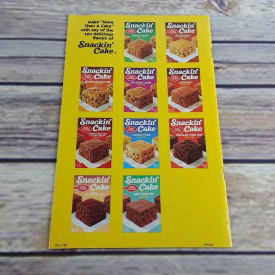 Vintage Cookbook Betty Crocker More Than A Cake Dessert Ideas from Bet ...
