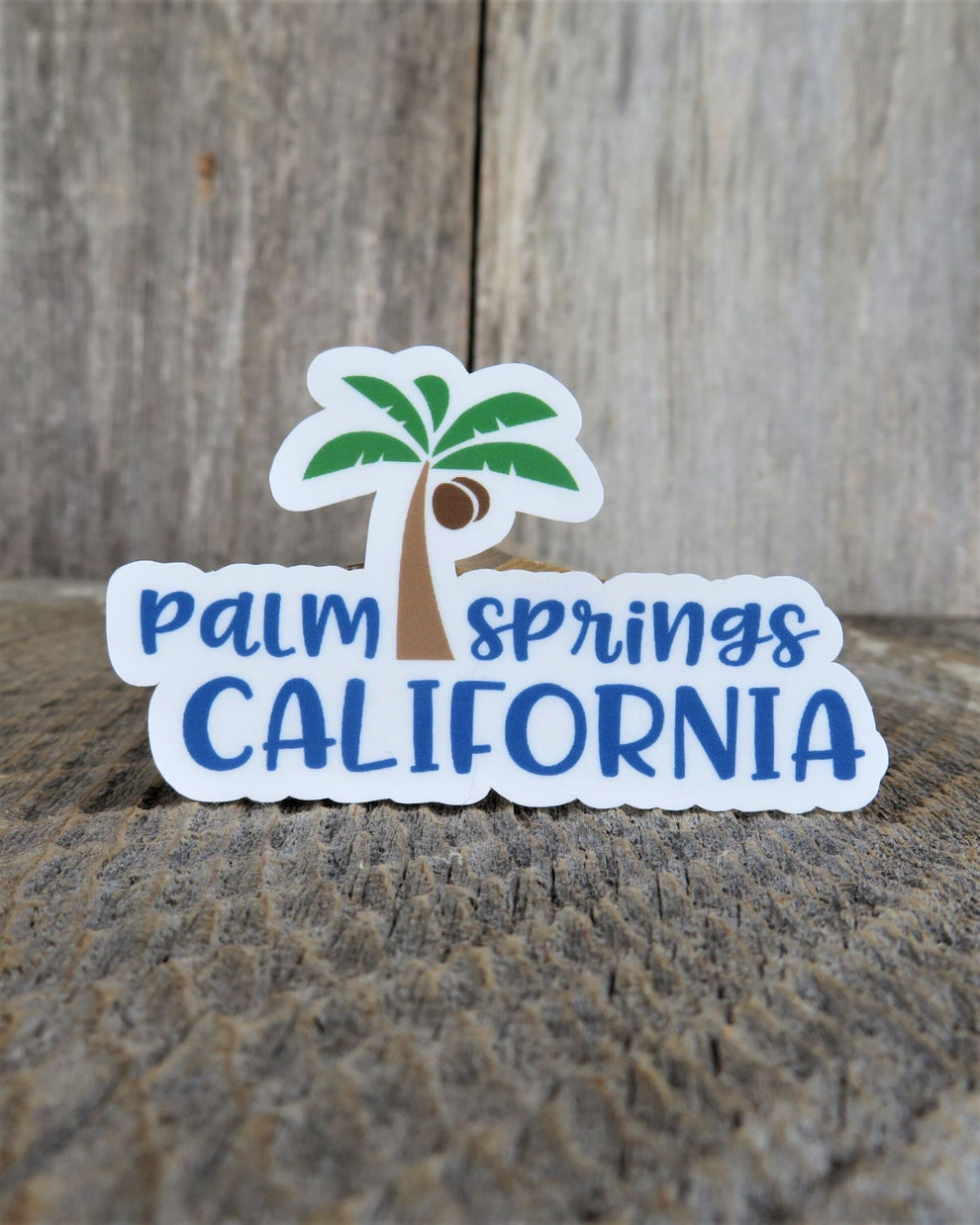 Palm Springs California Sticker Palm Tree Destination Waterproof Souve ...