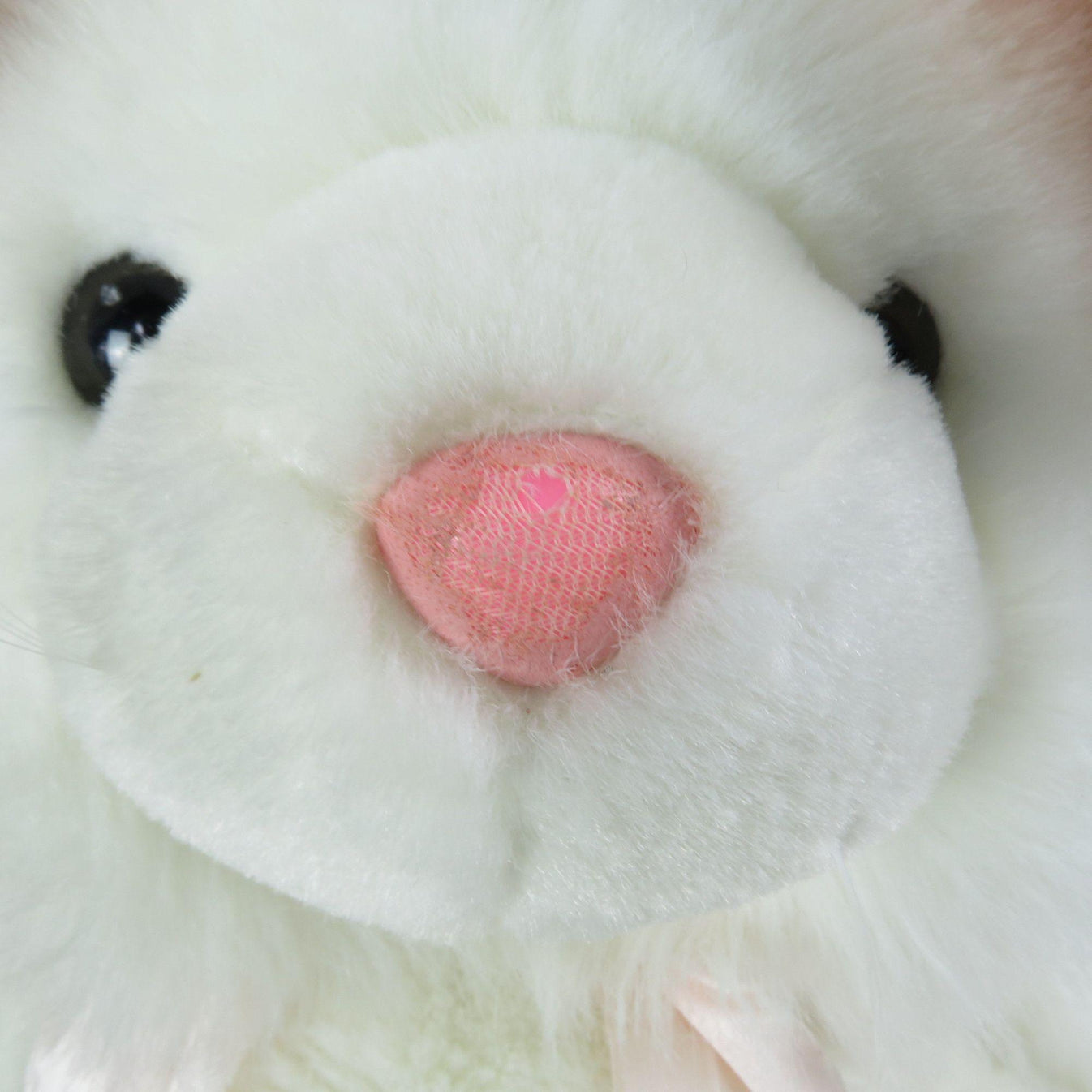 Vintage Bunny Rabbit Plush White Floppy Friends Stuffed Animal Big Fee ...