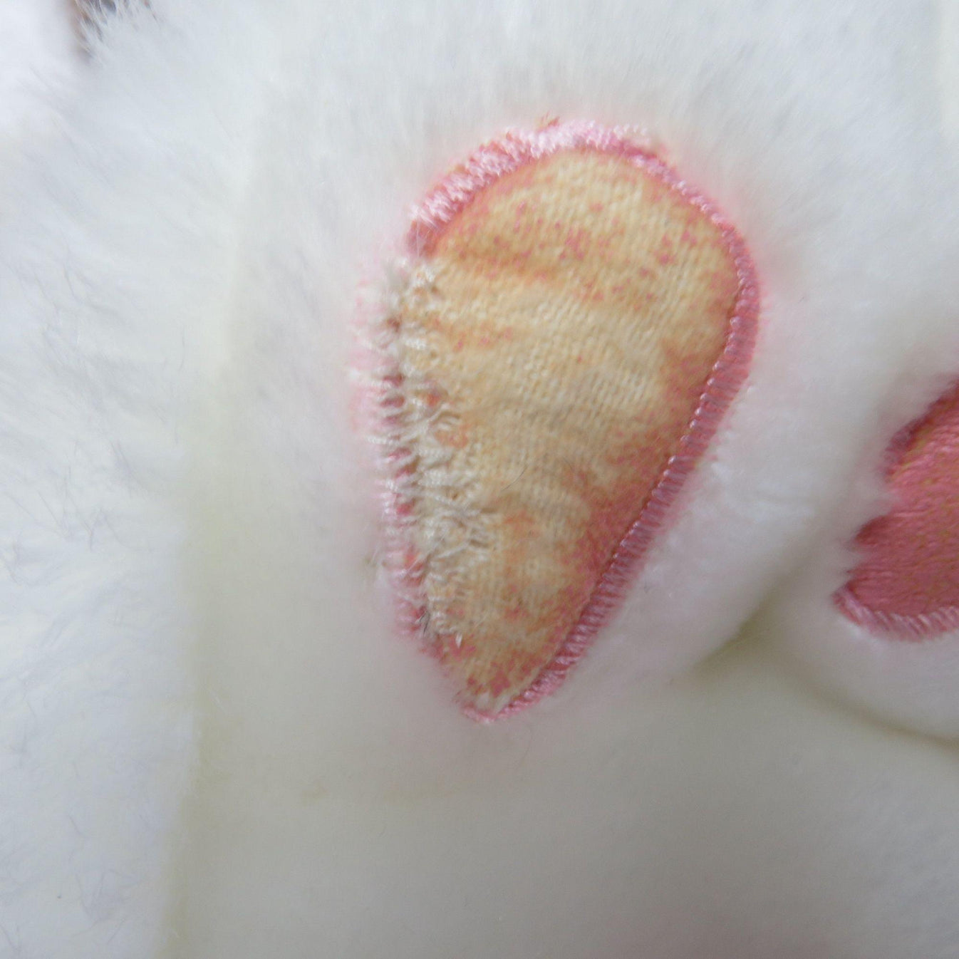 Vintage Bunny Rabbit Plush White Floppy Friends Stuffed Animal Big Fee ...