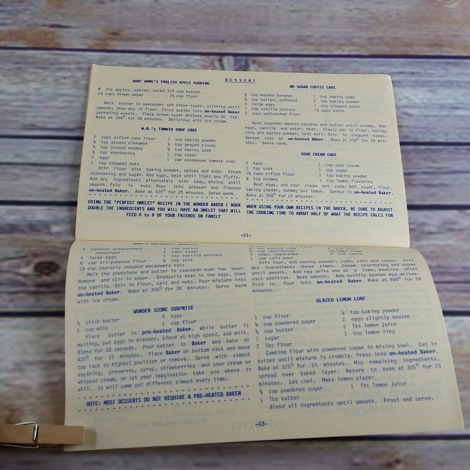 Vintage Cookbook Dr Douglas Wonder Baker II Recipes Booklet 1990 Paper – At Grandma's Table